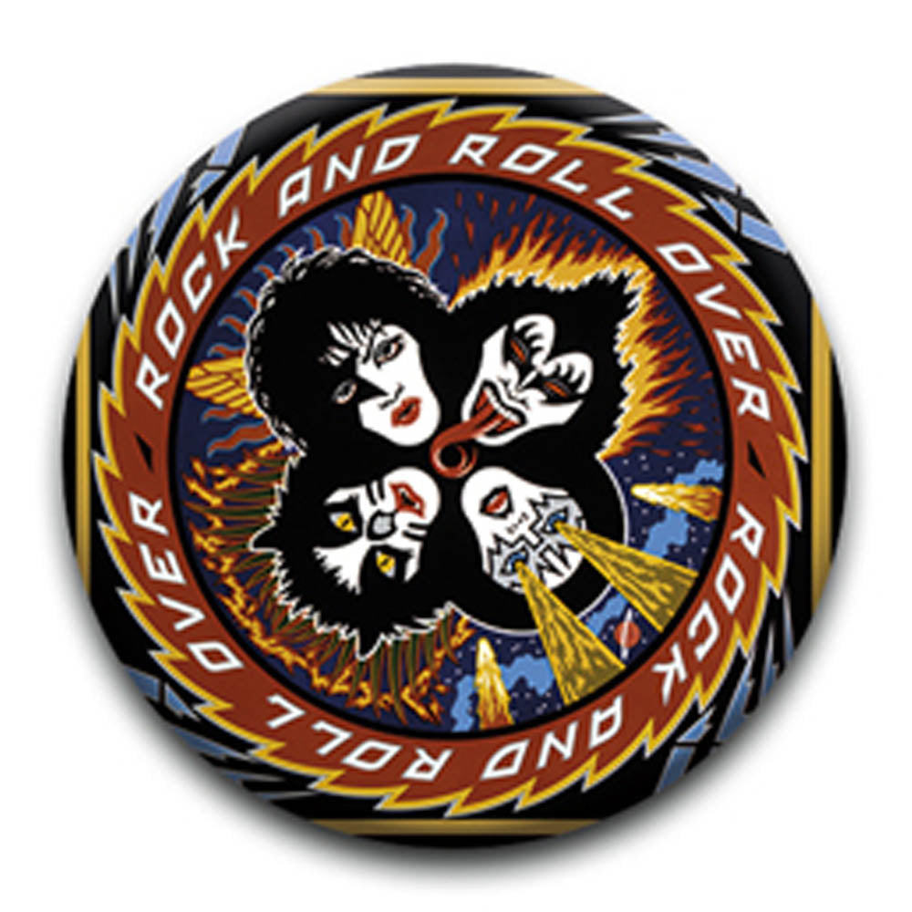 KISS - ROCK AND ROLL OVER / Badge [Official] – PGS